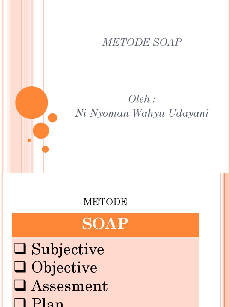 Panduan Praktis Metode SOAP | PDF