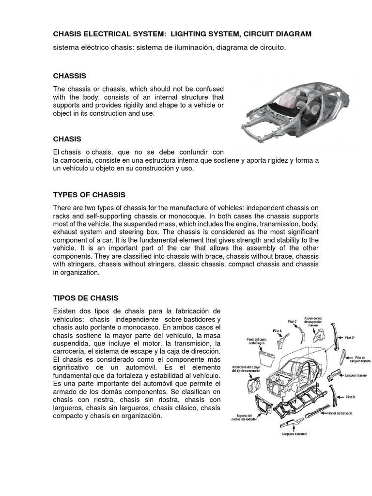 Chasis Electrical System | PDF | Chassis | Switch