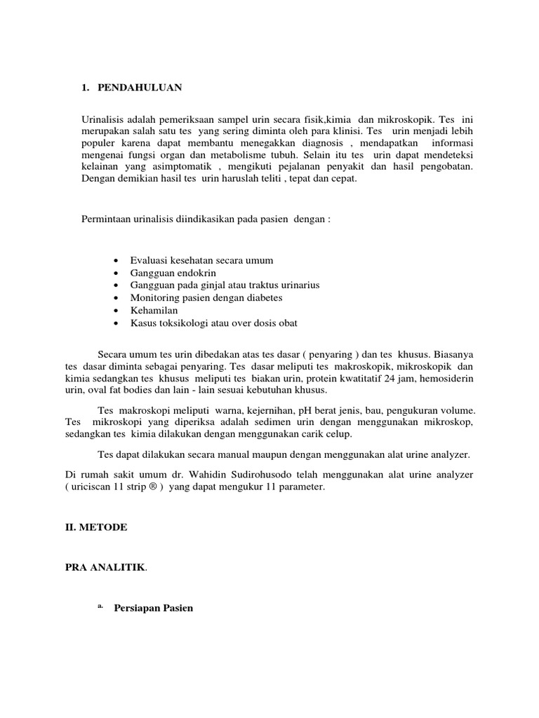Panduan Urinalisis untuk Klinisi | PDF | Kesehatan Holistik