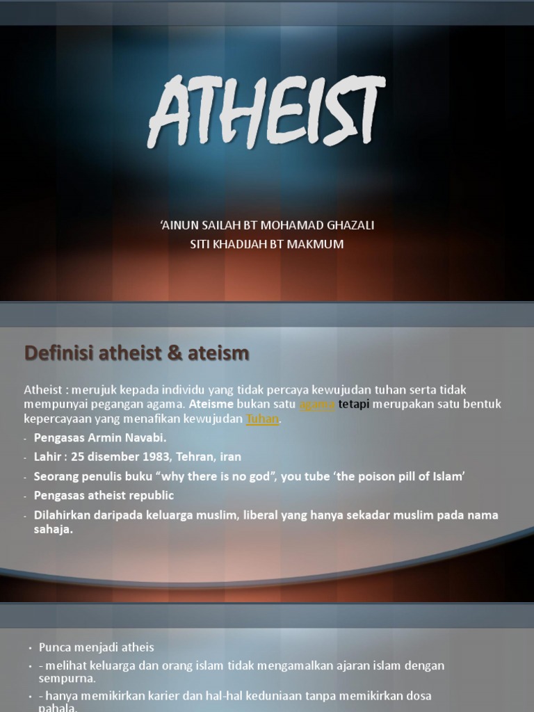 Atheist | PDF