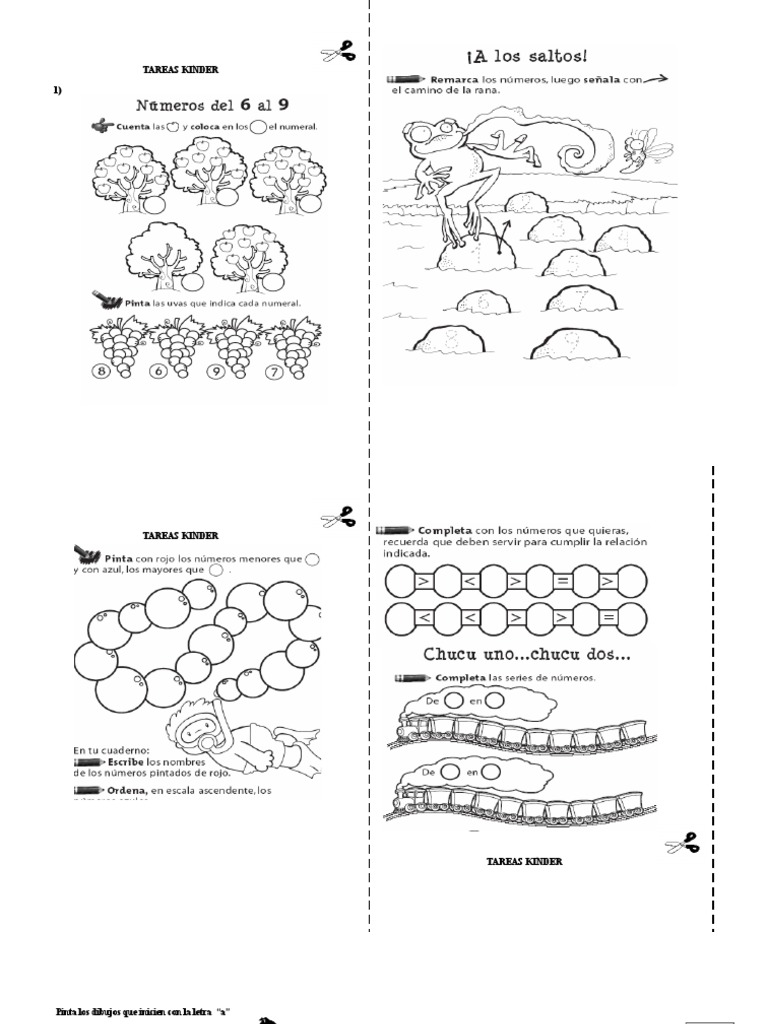 Tareas Kinder | PDF