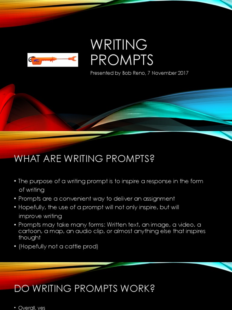 Writing Prompt Presentation | PDF | Teaching Mathematics | Change
