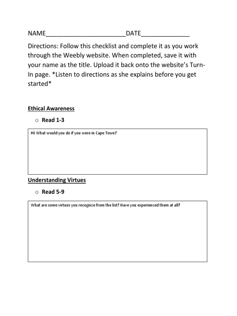 Checklist Final | PDF | Career & Growth