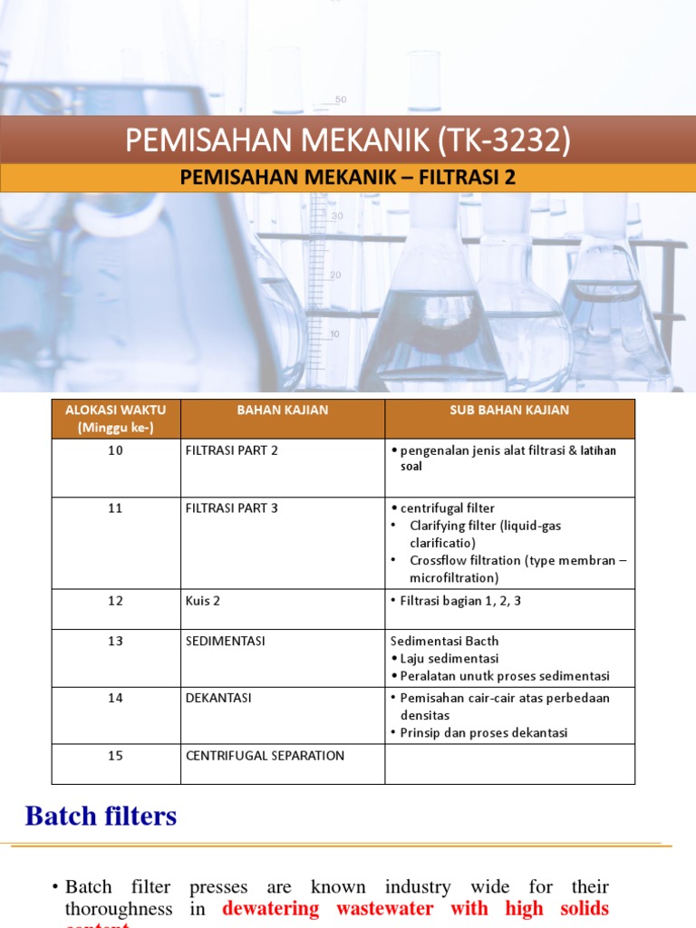 Filtrasi-2 No Videos | PDF | Filtration | Membrane Technology