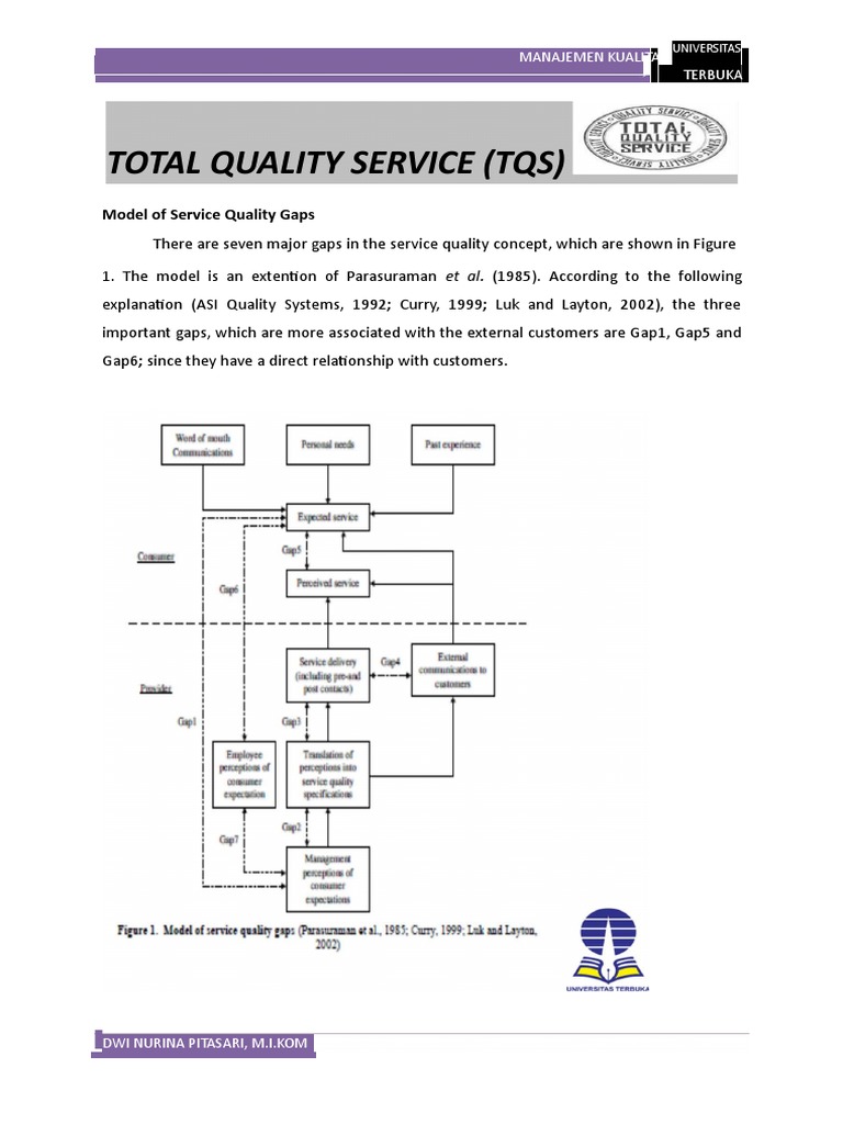 Total Quality Service dalam Manajemen Kualitas | PDF | Business