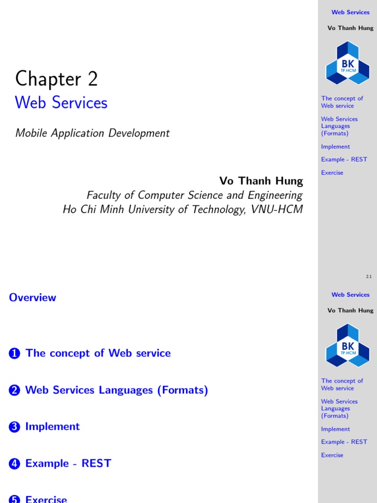 Mobile Ch2 Webservices PDF | PDF | Representational State Transfer | Web Service