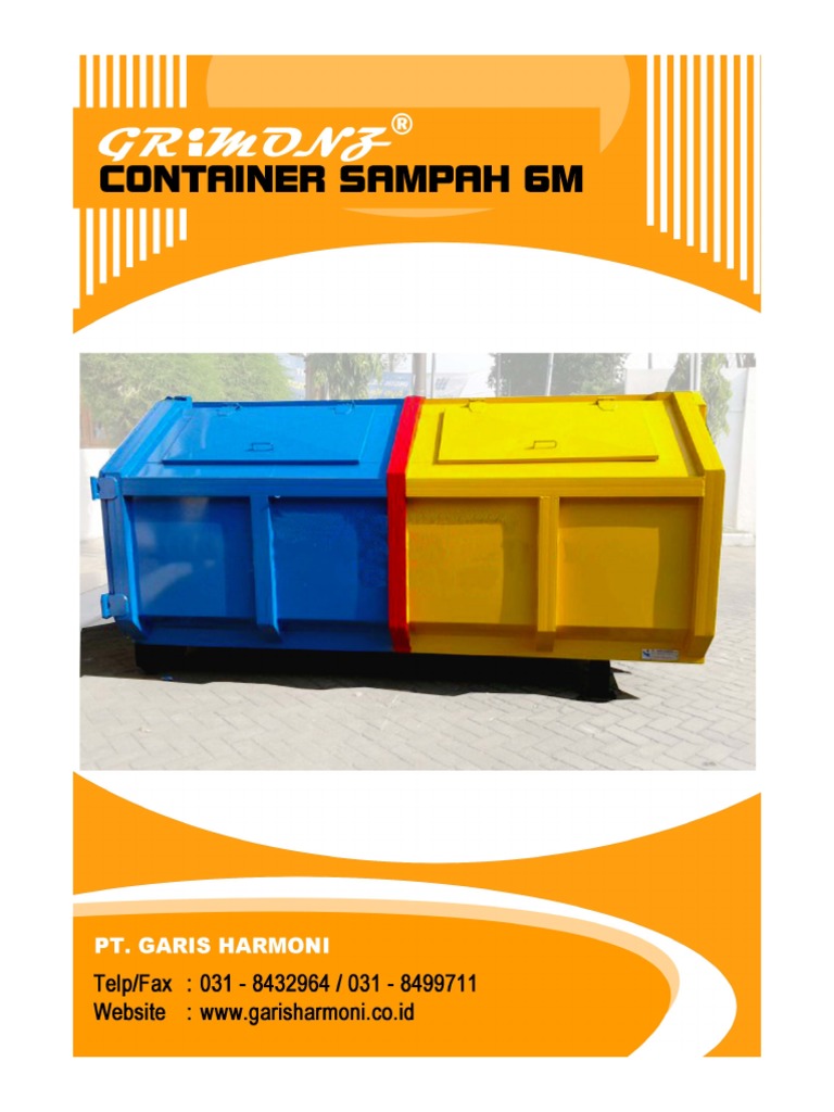 Container Sampah 6m Grimonz | PDF