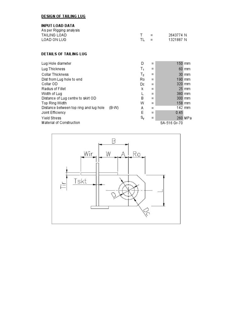 Tailing Lug - 173004-05 | PDF