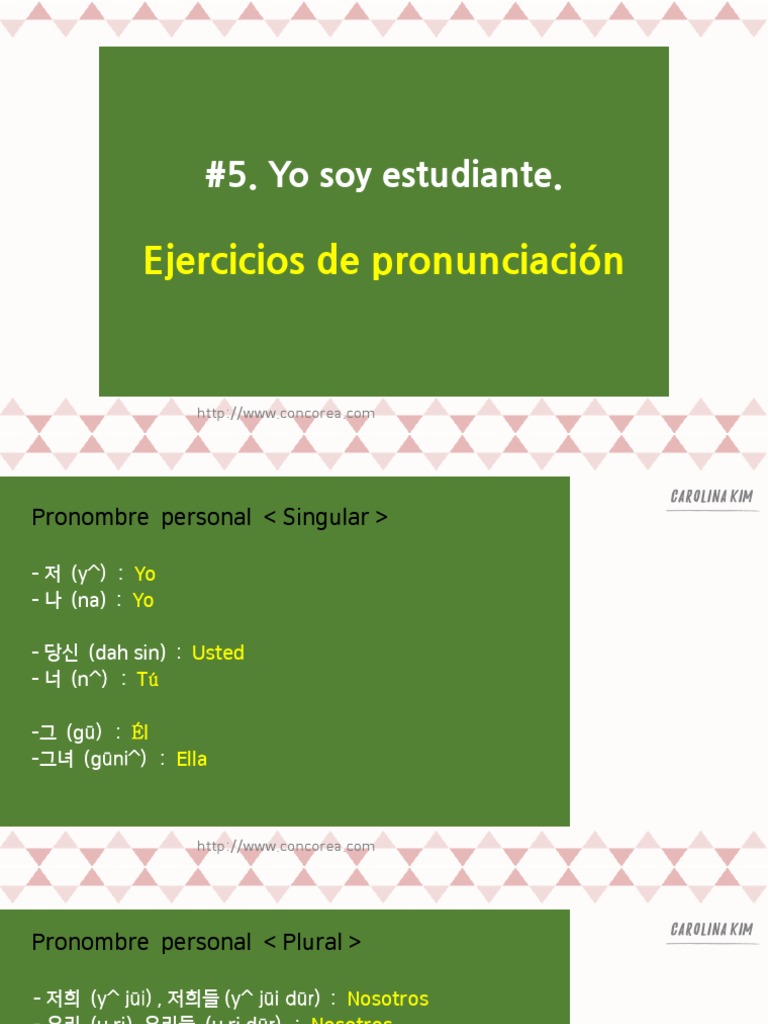5-1.ejercicios de Pronunciación | PDF
