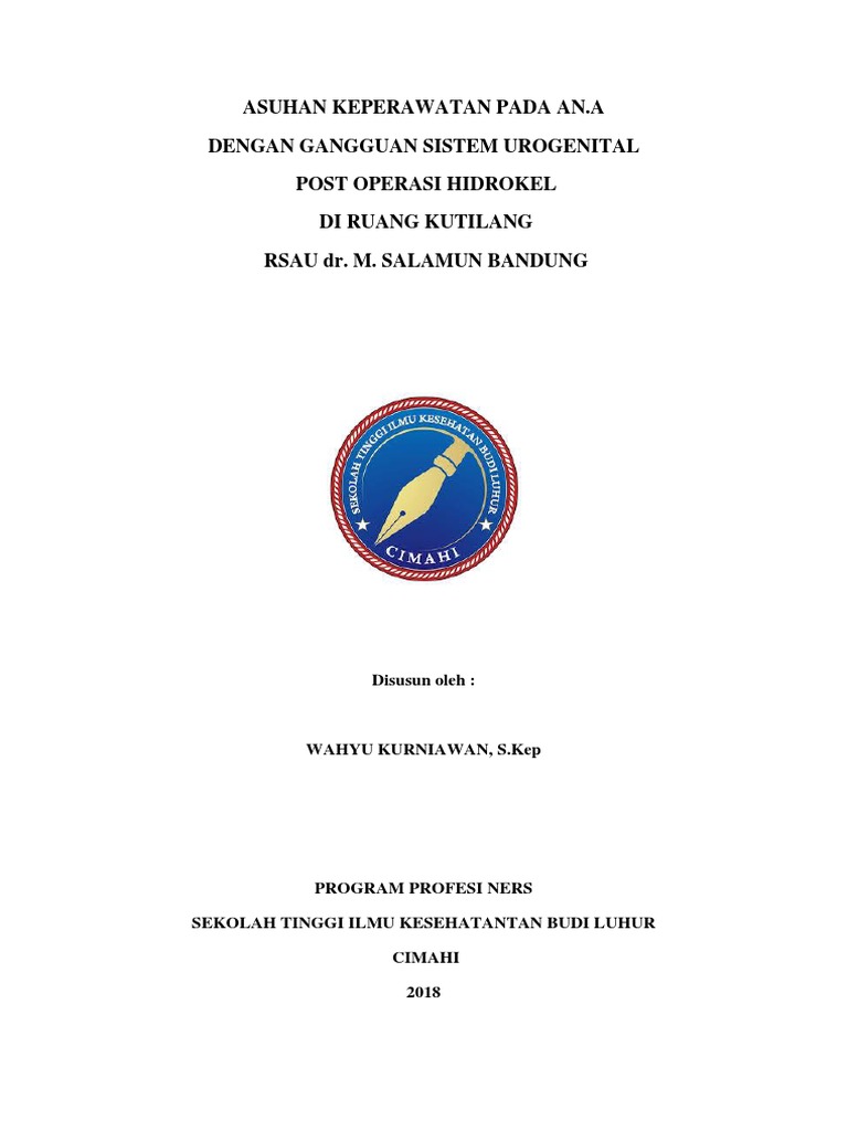 KEPERAWATAN PASCA OPERASI HIDROKEL PADA ANAK | PDF