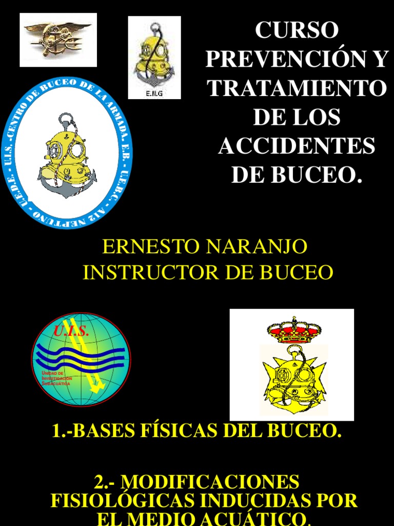 Curso Prevención y Tratamiento de Los Accidentes de Buceo | PDF | Buceo ...