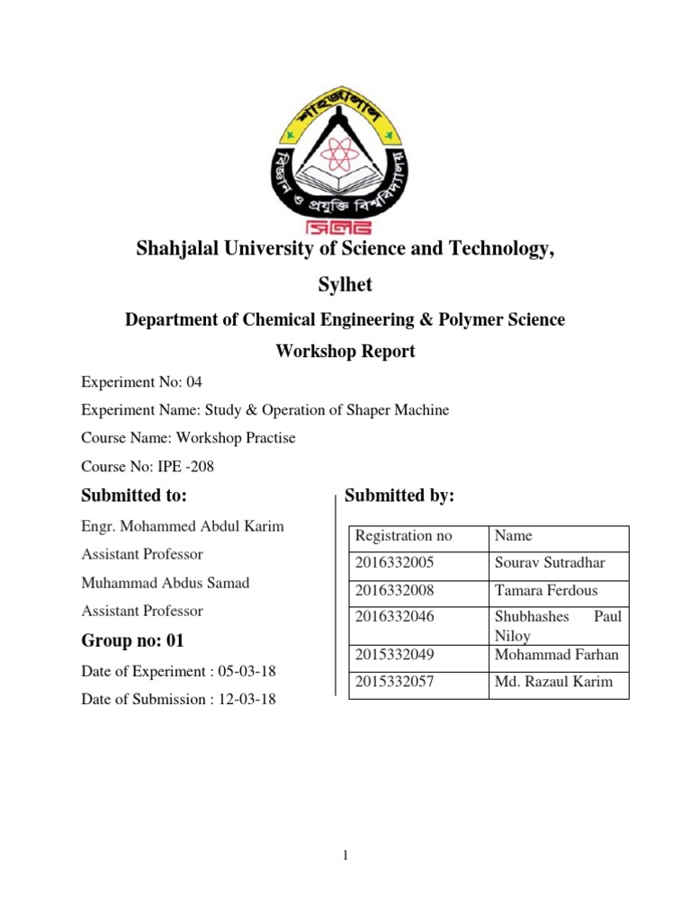 Ipe Lab Report 4 | PDF | Tools | Metalworking
