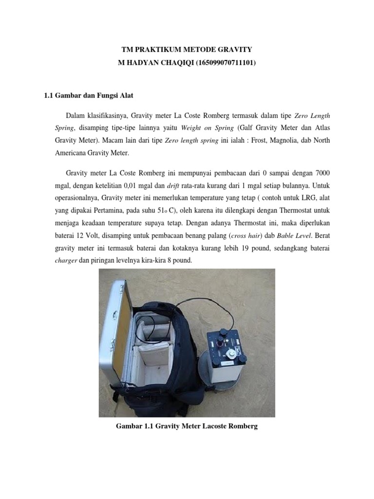 TM 2 Praktikum Metode Gravity | PDF