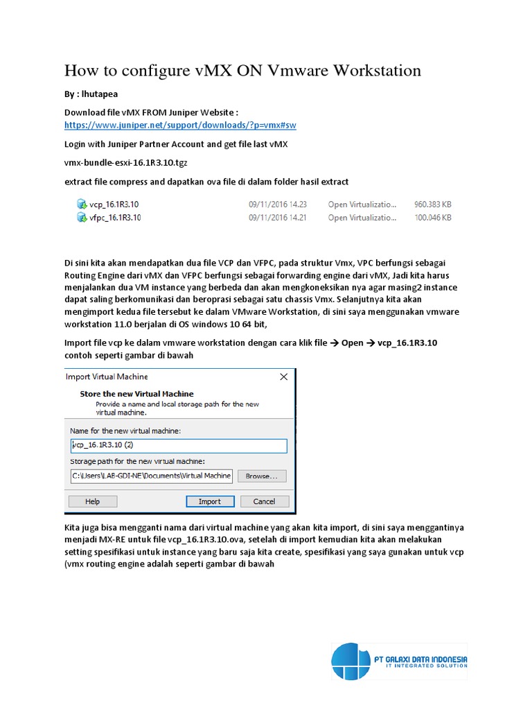 Virtual MX On VMWARE Workstation | PDF | Komputer
