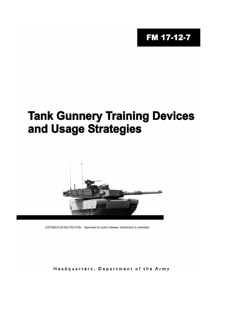 FM 17-12-7 Tank Combat Training Devices | PDF | Tanks | Simulation