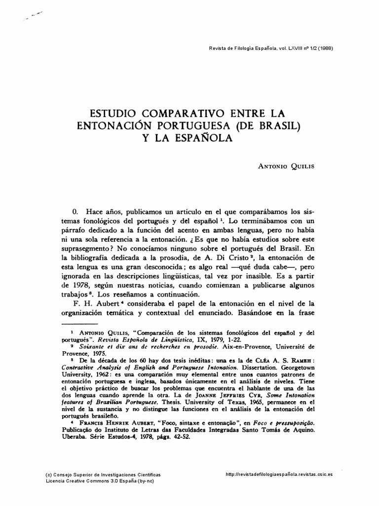 Quilis | PDF | Lengua española | Sociolingüística