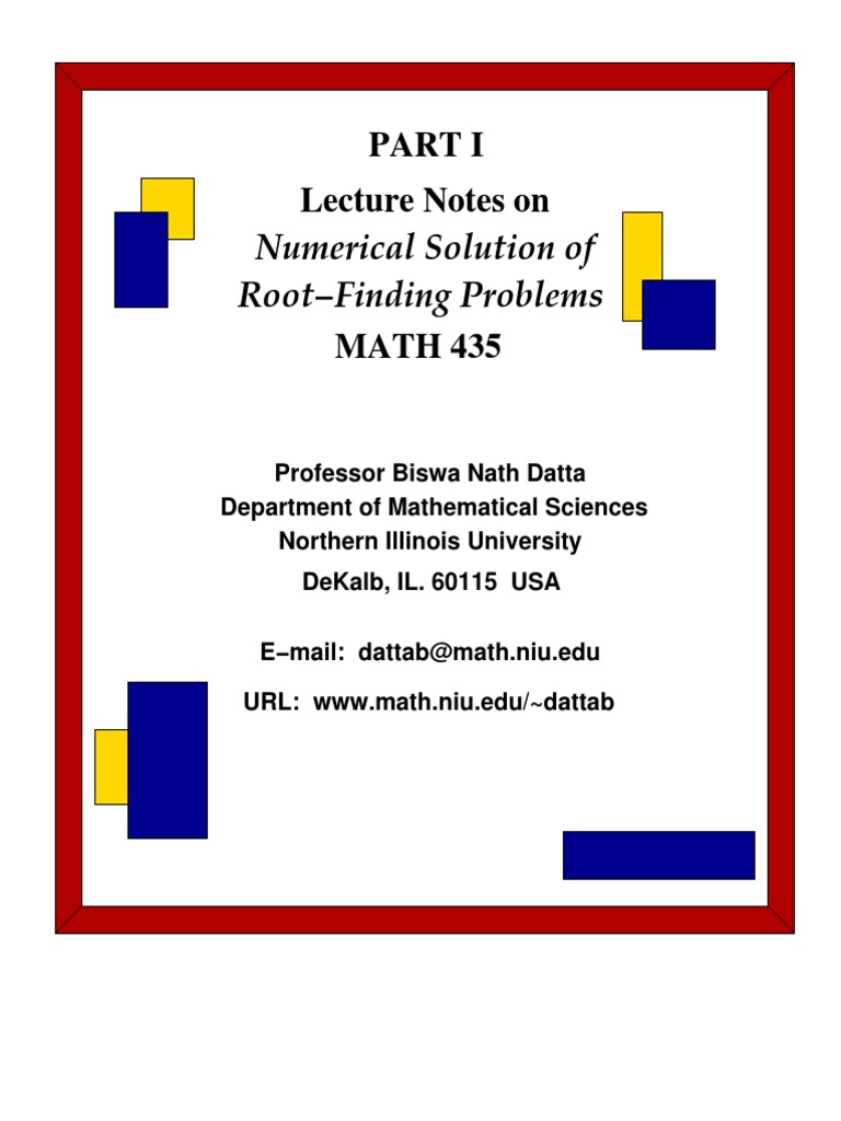 Root Finding PDF | PDF | Numerical Analysis | Polynomial