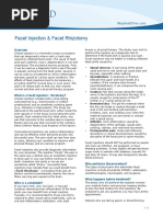 Aetna Injection Policy for Back Pain | PDF | Vertebral Column | Back Pain
