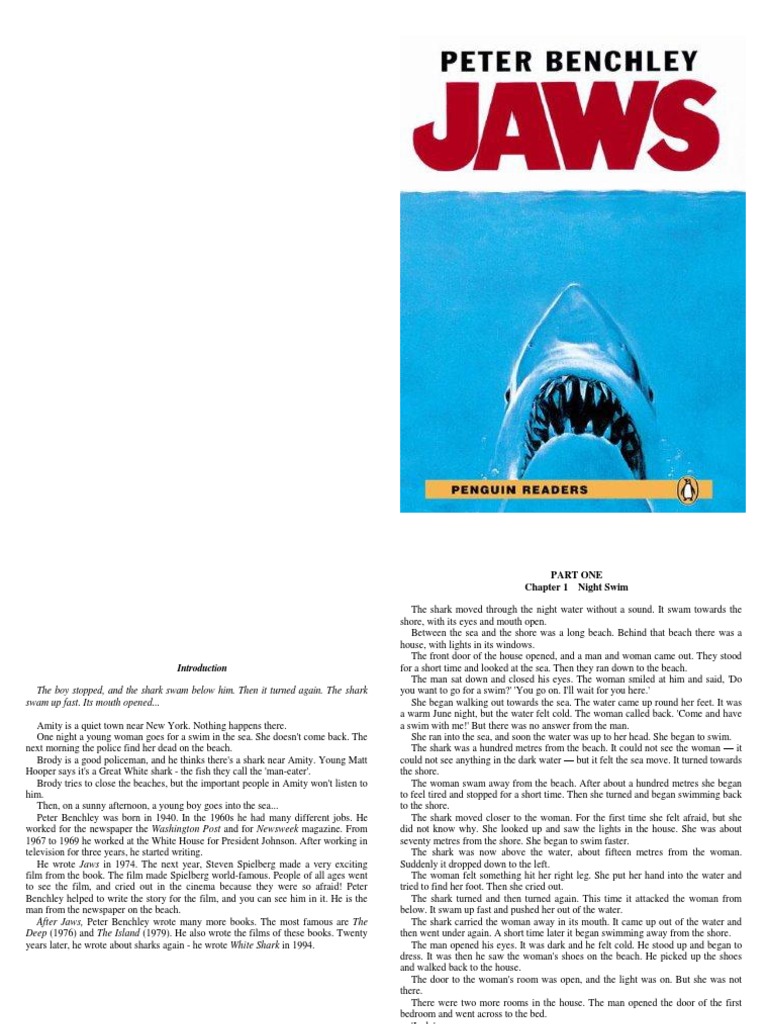 Jaws Level 2 Penguin Graded Reader | PDF | Leisure