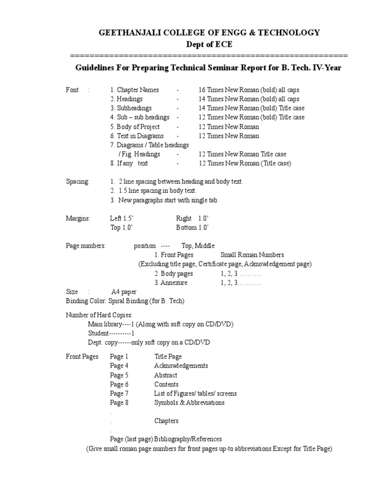 Geethanjali College of Engg & Technology Dept of ECE Guidelines For ...