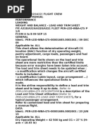 Manual Loadsheet Handling | PDF | Drag (Physics) | Aircraft