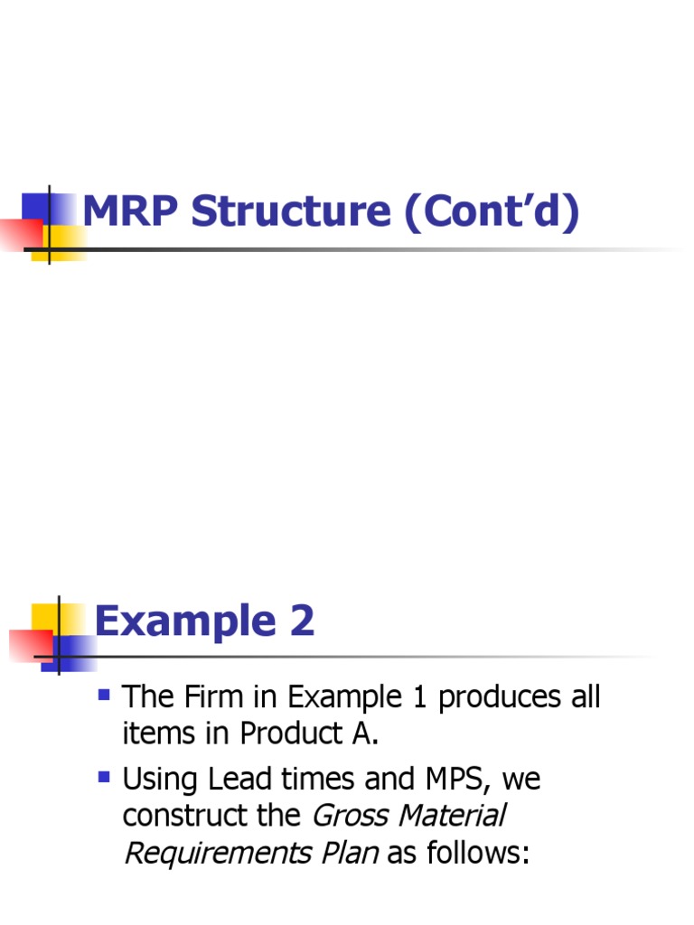 Üretim 8.2-MRP Structure | PDF | Systems Science | Economies