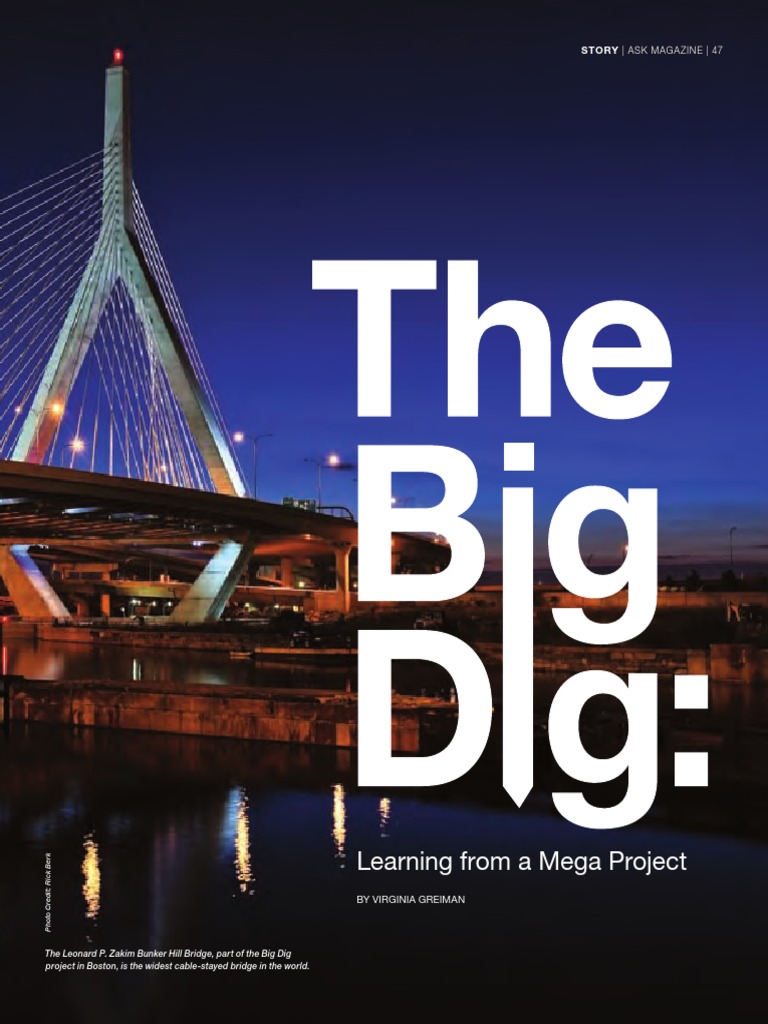 Lessons from the Big Dig Project | PDF | Project Management | Risk