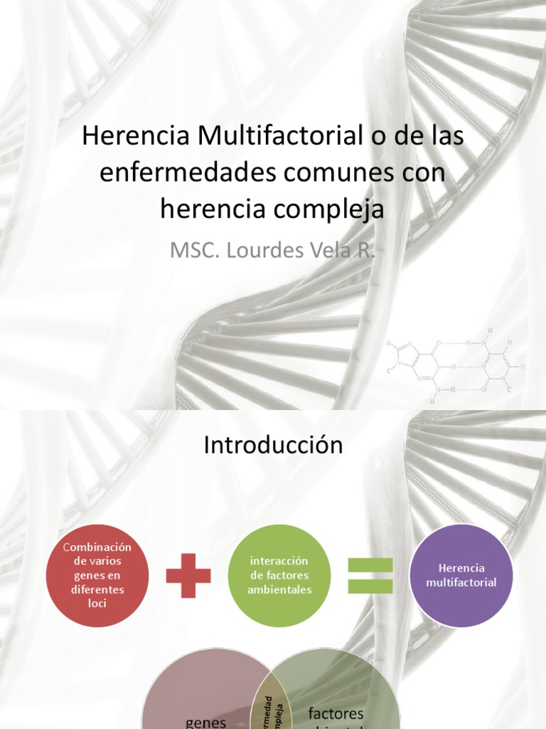 Explorando la herencia multifactorial y sus implicaciones en el ...