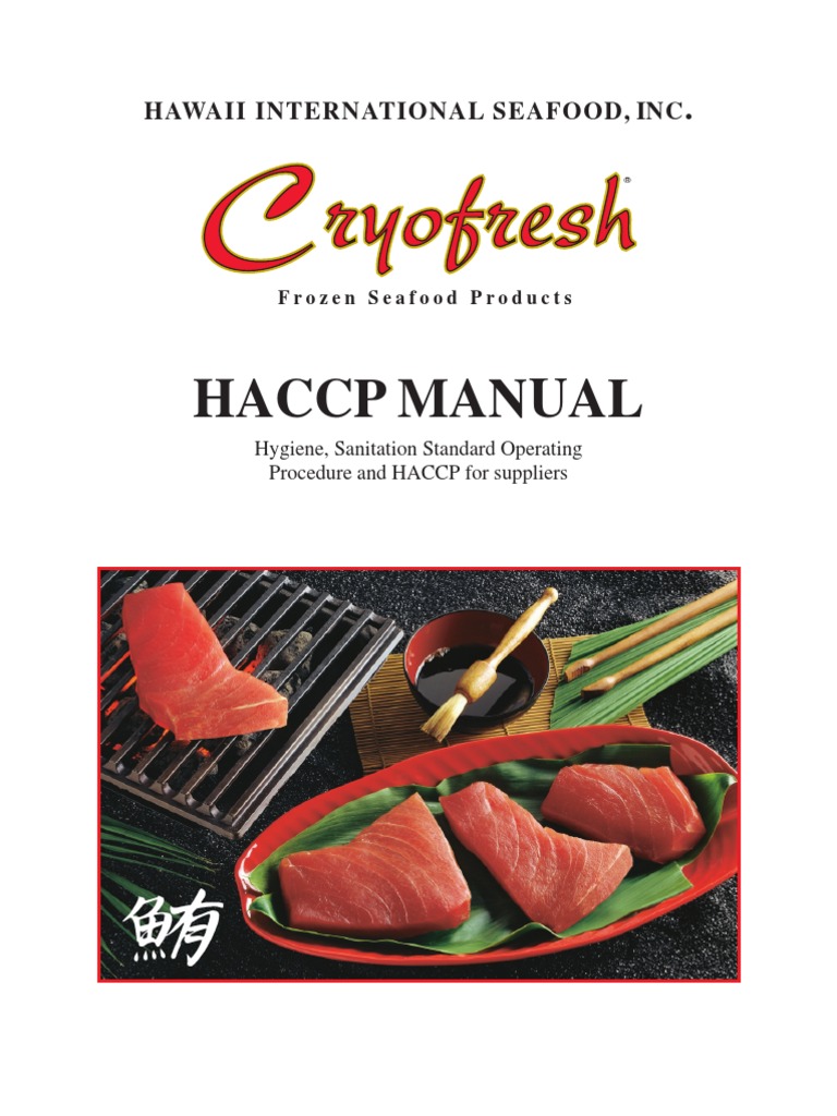 Haccp Manual: Hawaii International Seafood, Inc | Download Free PDF ...