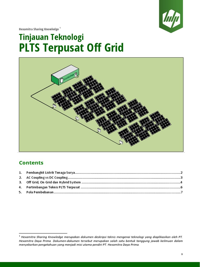 PLTS - Tinjauan Teknologi AC-DC Coupling | PDF | Komputer | Teknologi ...