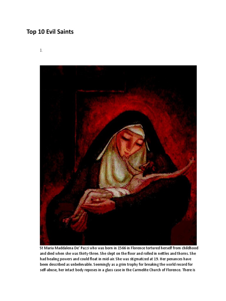 Top 10 Evil Saints | PDF | Augustine Of Hippo | Miracle