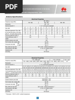 Dual-Band Repeater Antenna Specs | PDF | Antenna (Radio) | Decibel