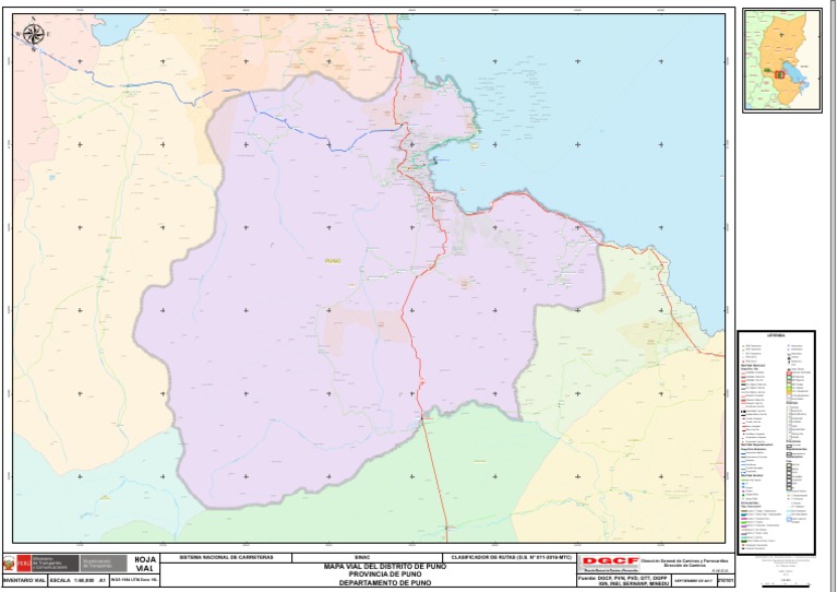 Mapa Político de Puno y Distritos | PDF
