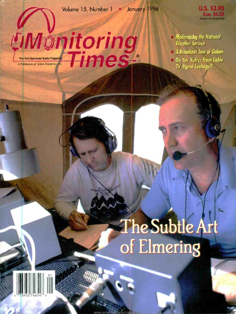 Monitoring-Times Magazine Jan 1996 | PDF | Radio | Broadcasting