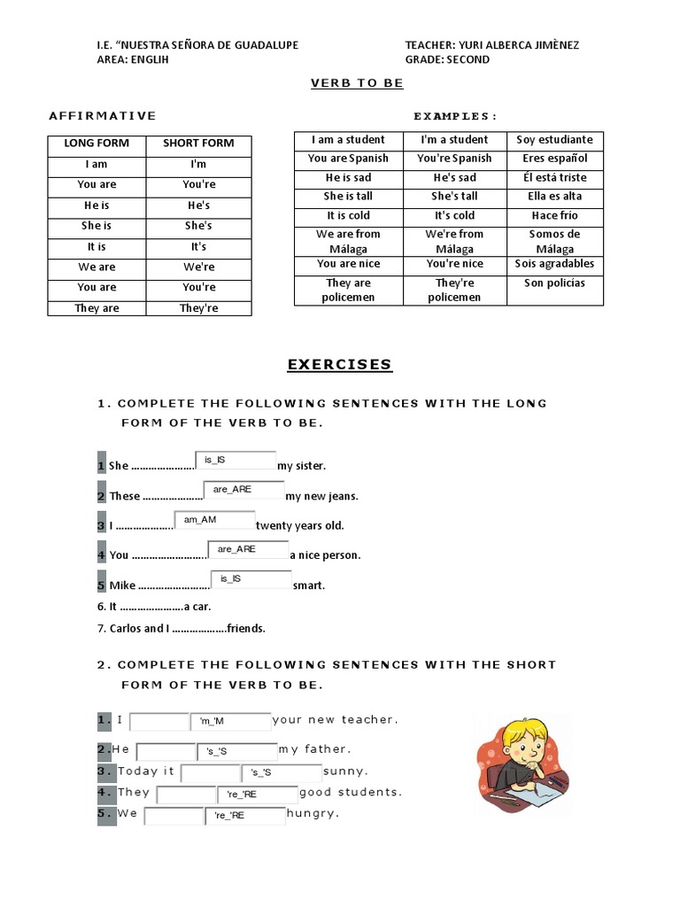 Verb To Be | PDF | Syntax | Grammar