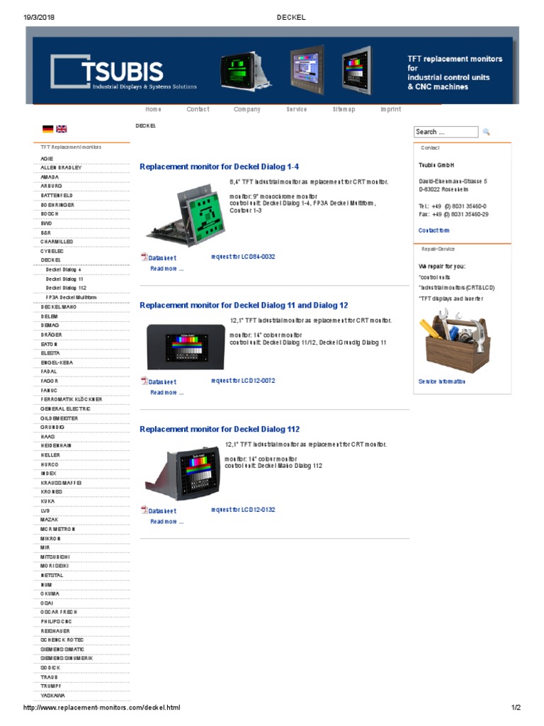 DECKEL | PDF | Computer Monitor | Graphics