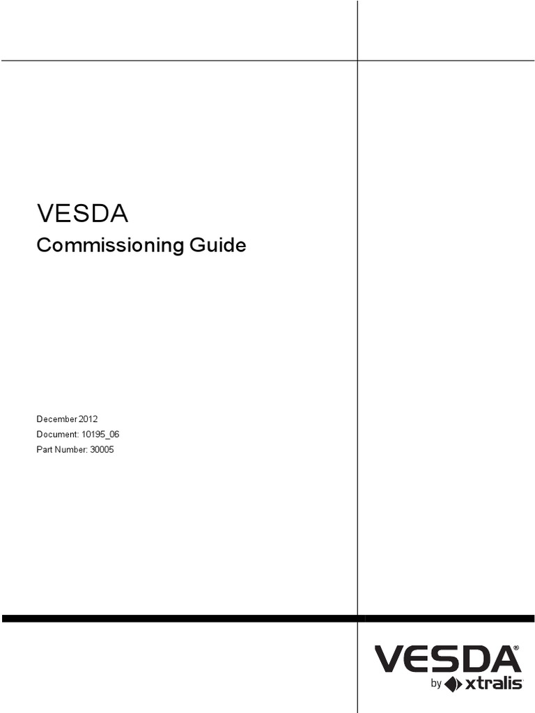 VESDA Commissioning Guide | PDF | Indemnity | Relay