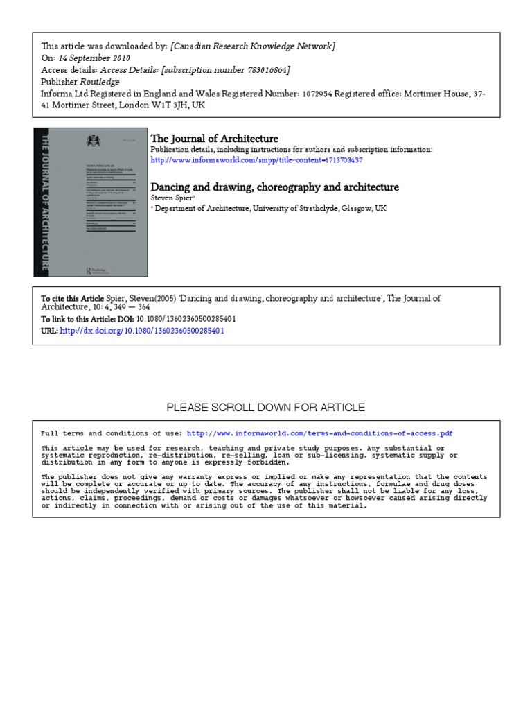 Choreo and Drawing Steven Spier | PDF | Ballet | Dances