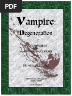Vampire 5th Edition Malkavian Character Sheet | PDF | Role Playing Games