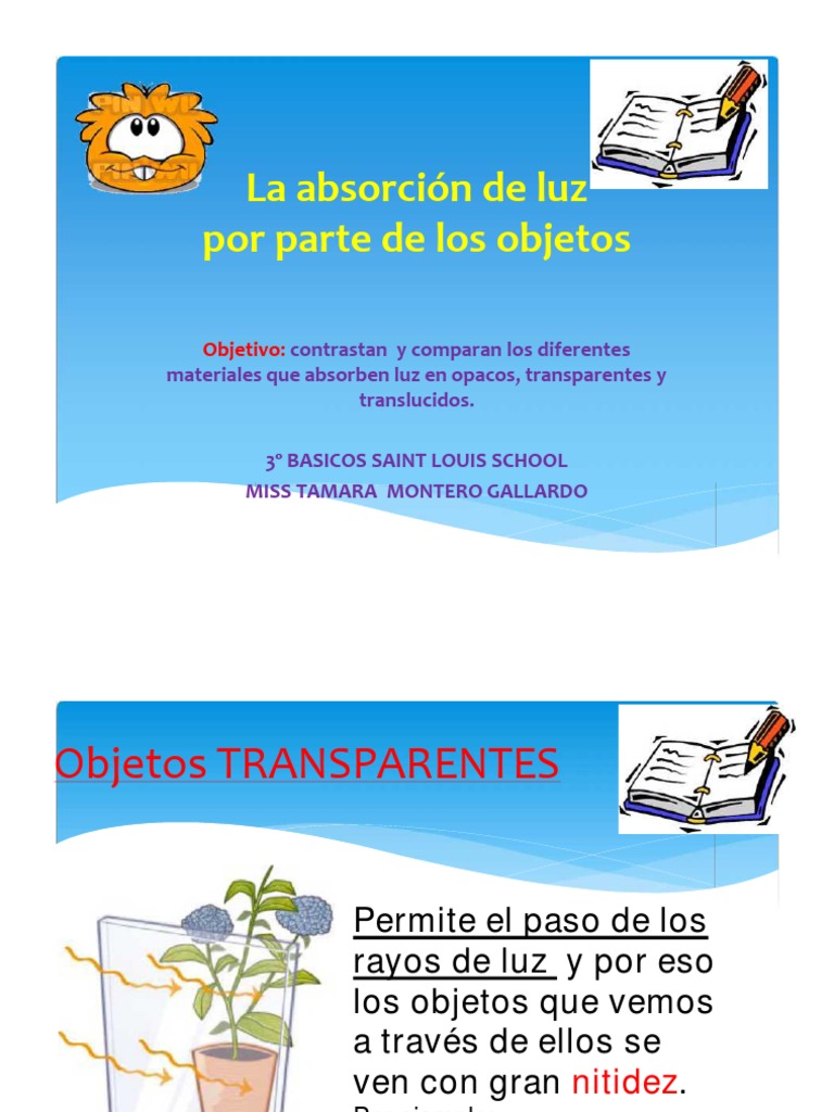 Transparente Translucido Opaco. Ppt