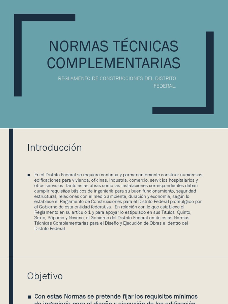 Normas técnicas complementarias | Hormigón | Diseño