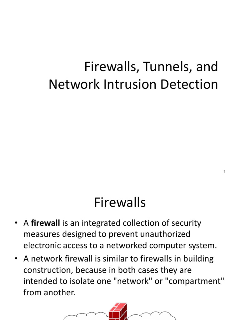 Ch06 Firewalls | PDF | Firewall (Computing) | Transmission Control Protocol