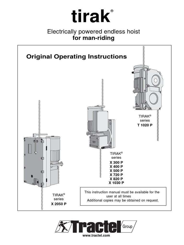 Tirak: For Man-Riding | PDF | Elevator | Rope