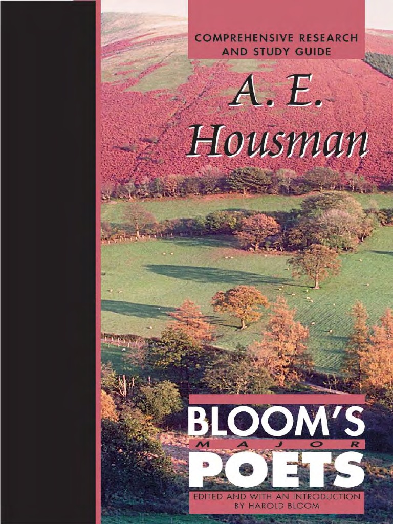 A. E. Housman (Bloom's Major Poets) PDF | PDF | Poetry