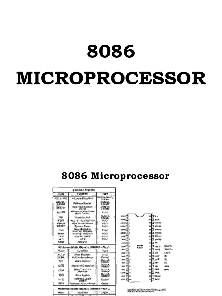 8086 CPU Complete Tutorials | PDF | Assembly Language | Pointer ... 8086 CPU Complete Tutorials | PDF | Assembly Language | Pointer ...