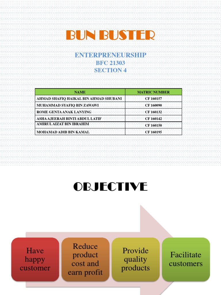 Bun Buster PP | PDF | Business | Business Economics