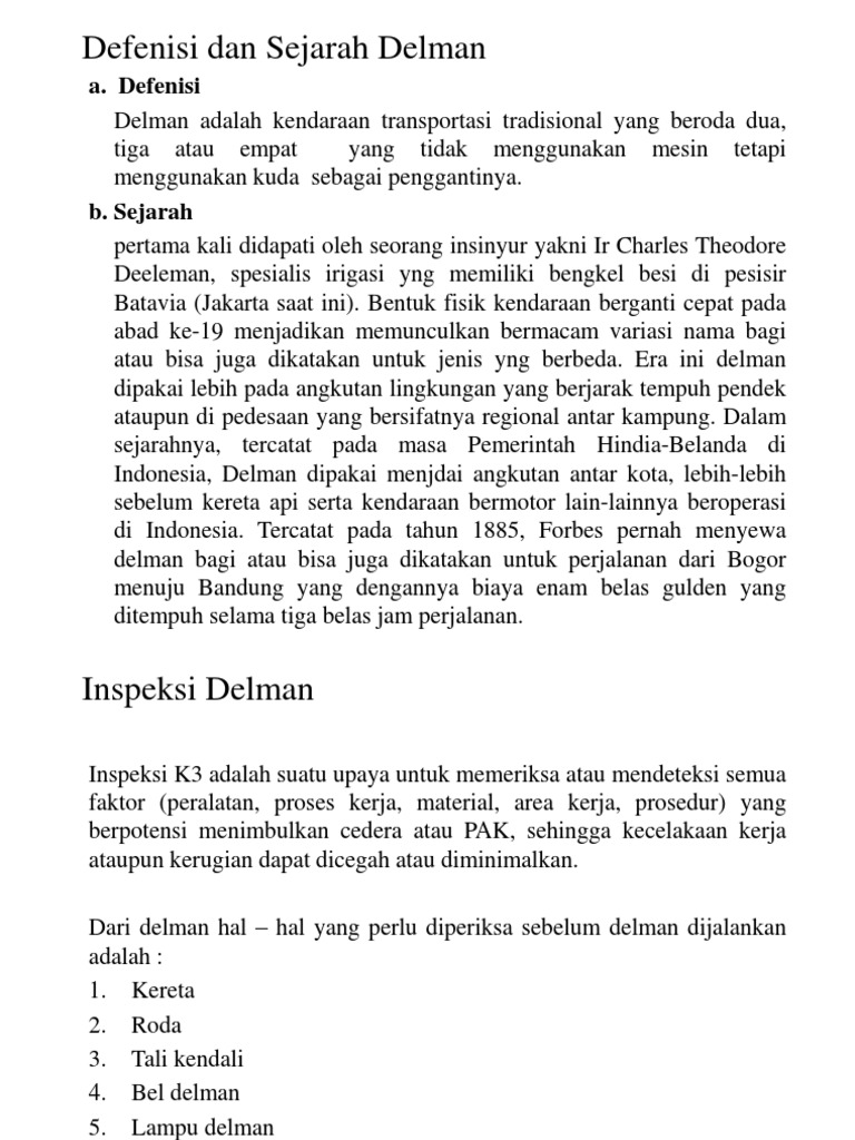 Delman | PDF