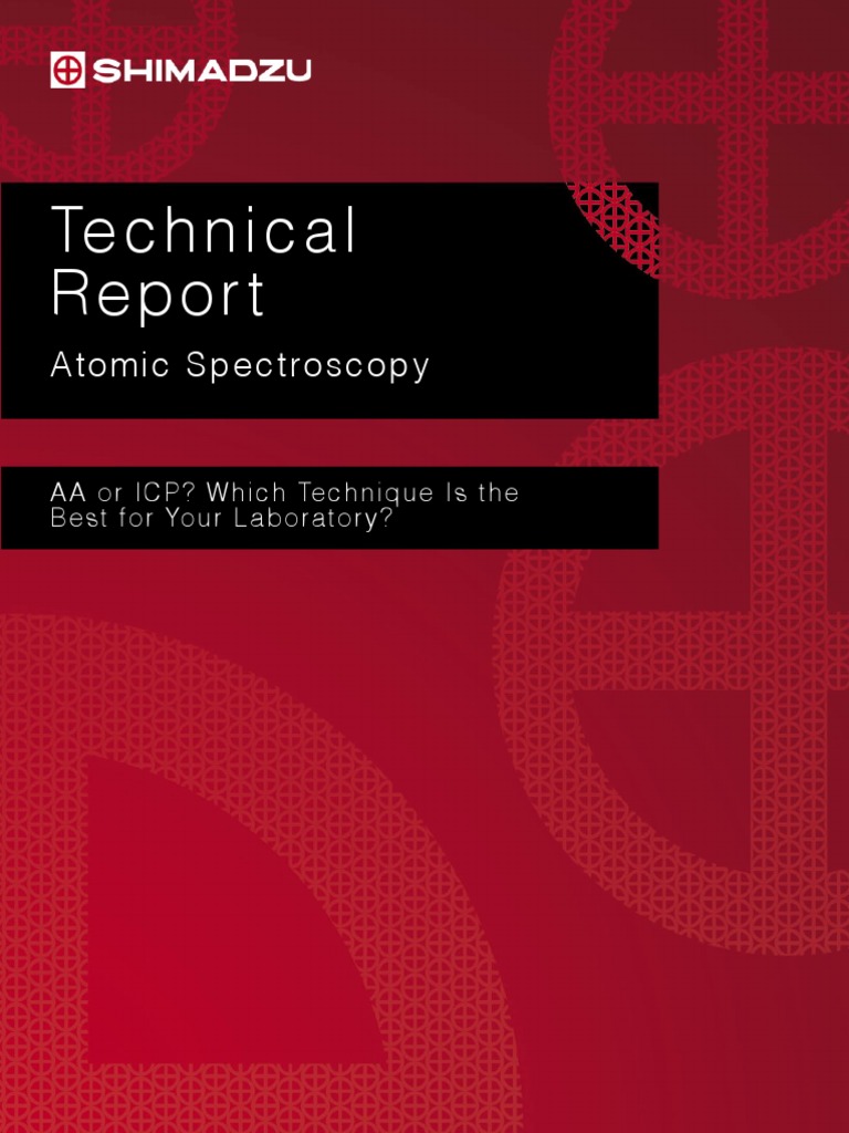 SSI TechReport AAICP PDF | PDF | Emission Spectrum | Atomic Absorption Spectroscopy
