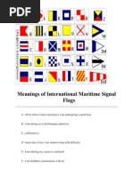 International Maritime Signal Flags Guide | PDF