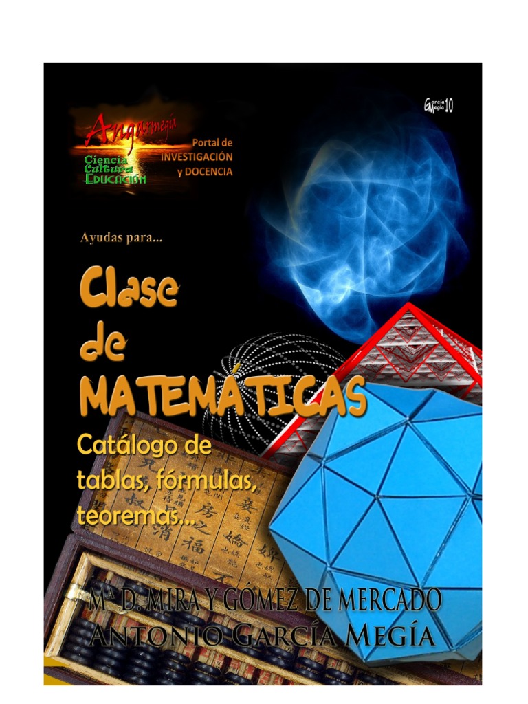 Tablas Y Fórmulas Matemáticas Básicas Pdf Triángulo Litro